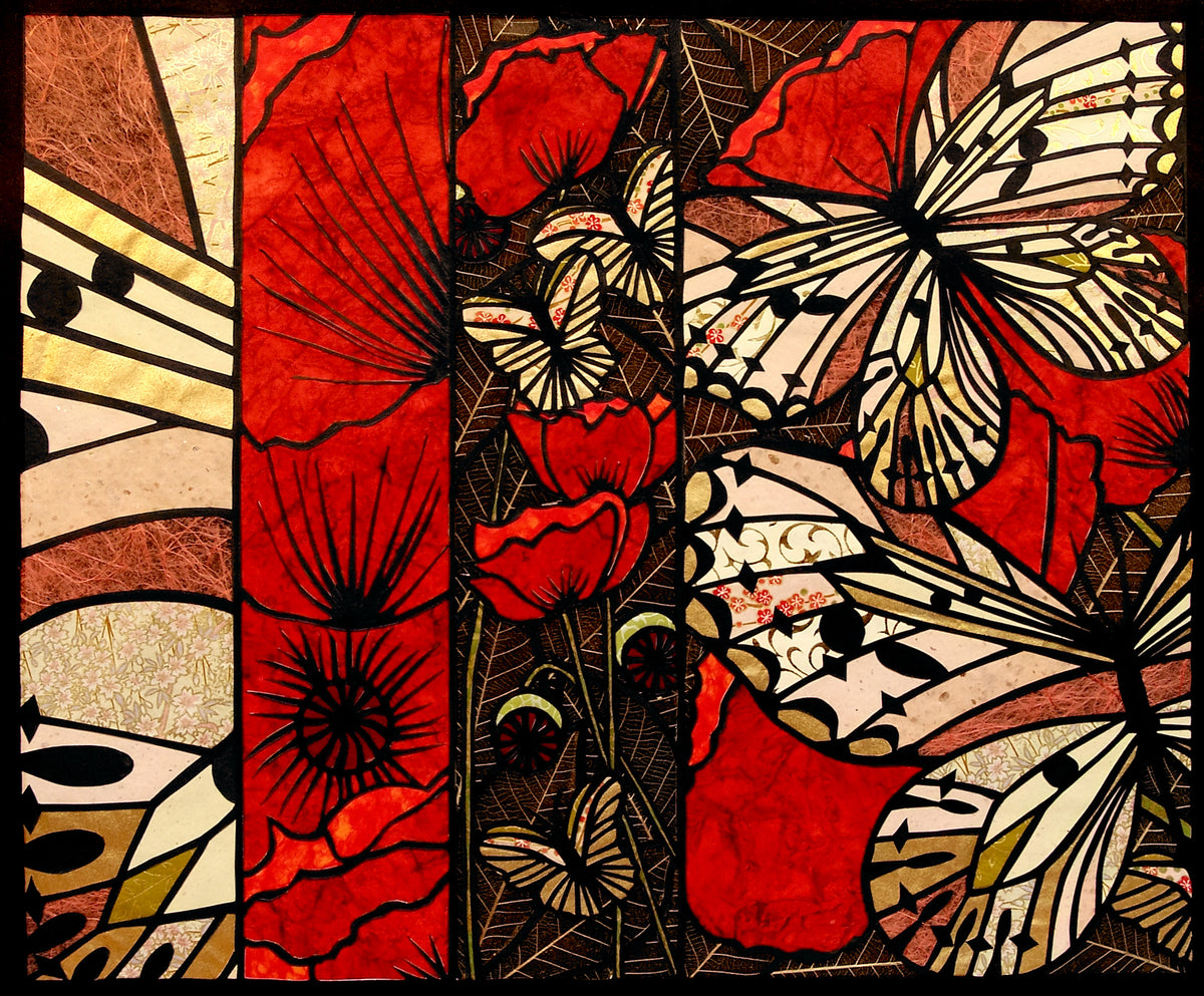 11" x 14" Poster # 22 Poppy Butterfly – elizabethvanduine