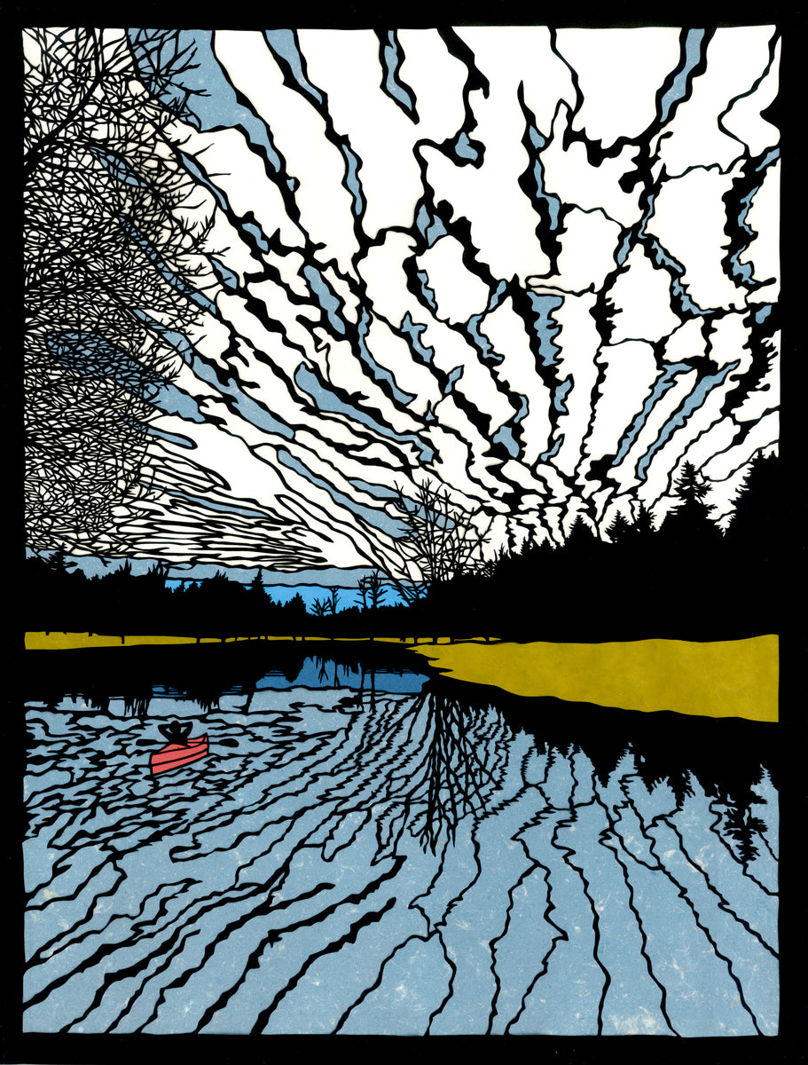 11" x 14" Poster #106 When Sky Meets Water – elizabethvanduine